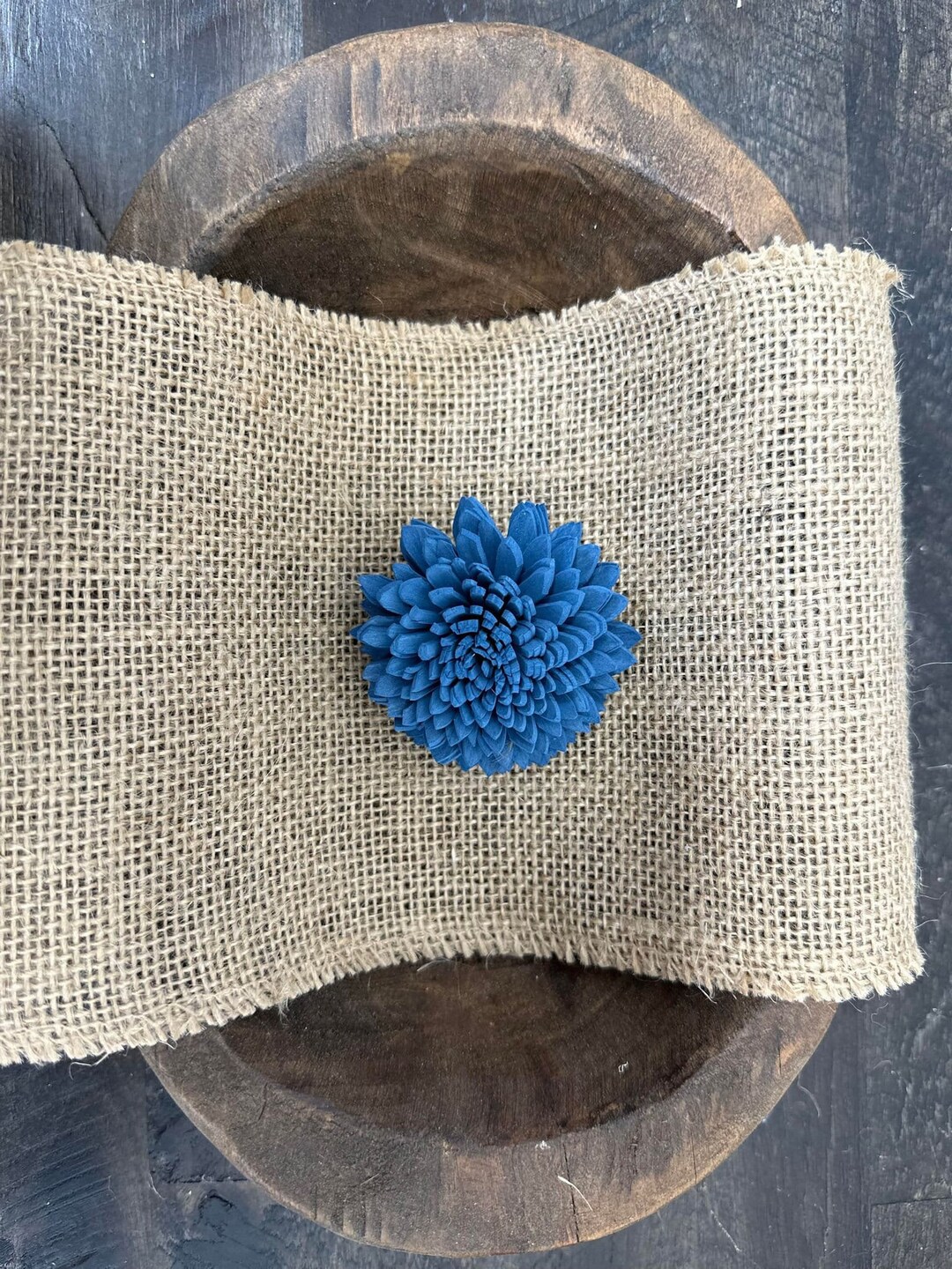 Steel Blue : Loose SINGLE FLOWERS, Stemmed, Hand-dyed, 20 Piece Pack ...