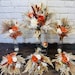SPICED SEPTEMBER: Rustic Boho / Burnt Orange/ivory/ Wood Flowers ...
