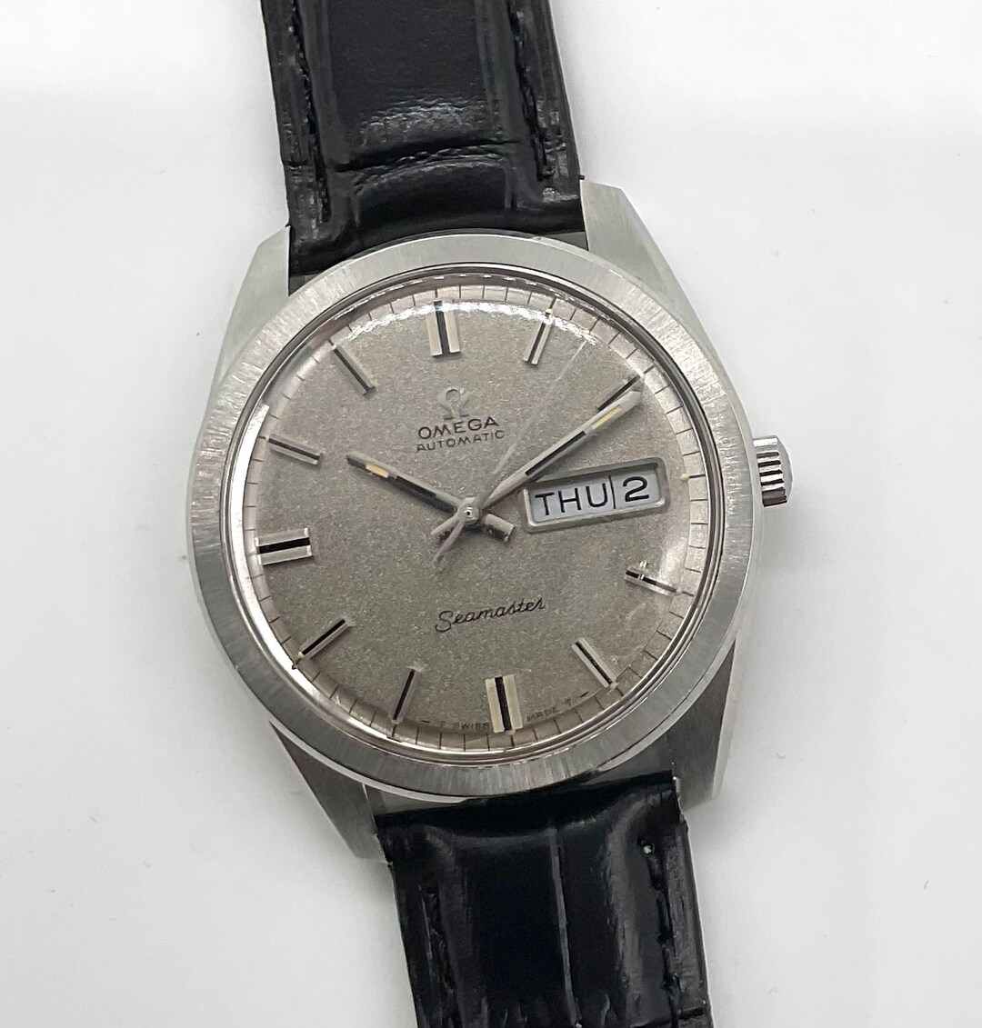 Vintage Omega Seamaster Automatic Day/date Cal 750 Mens Stainless Steel ...