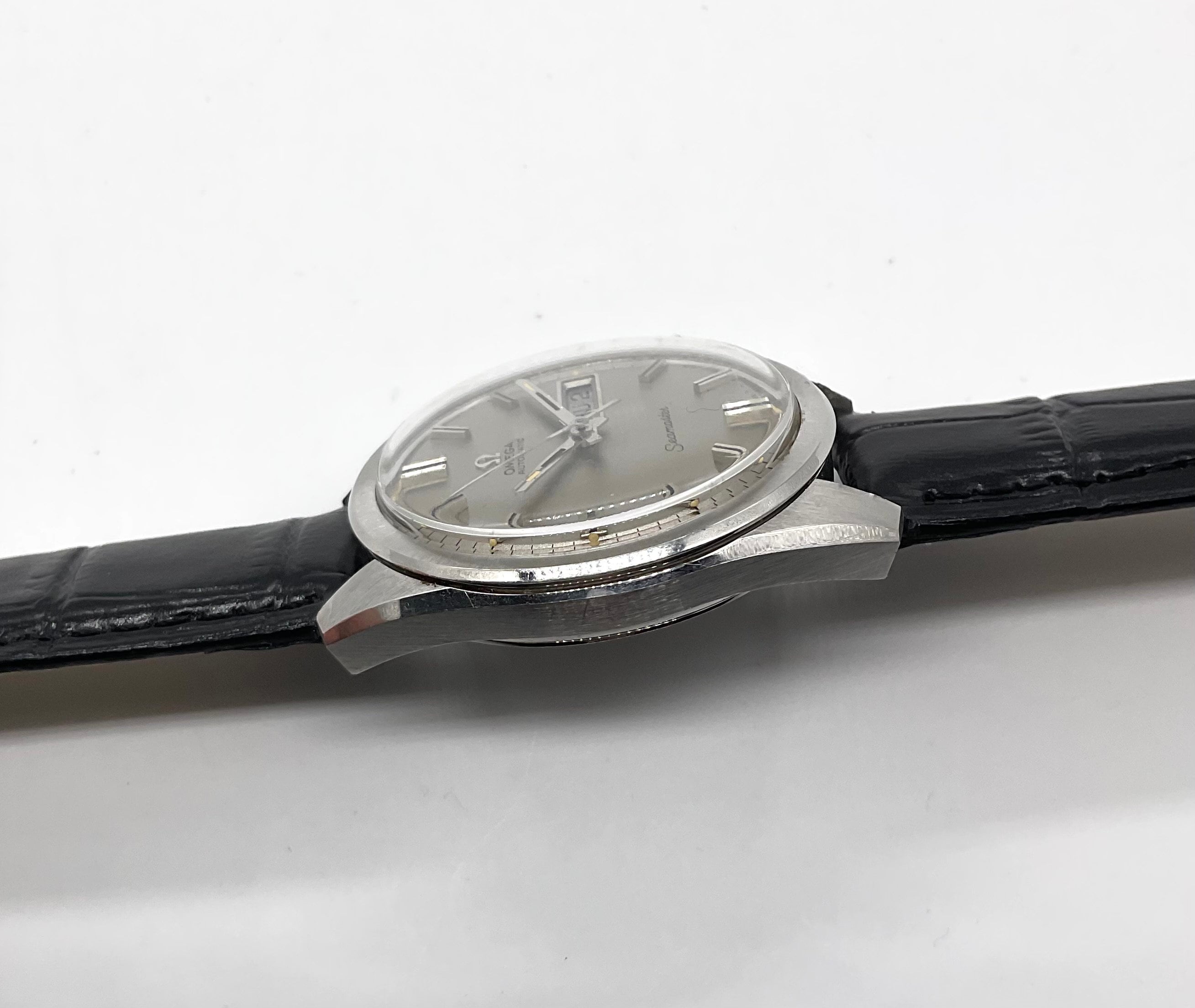 Vintage Omega Seamaster Automatic Day/date Cal 750 Mens Stainless Steel ...