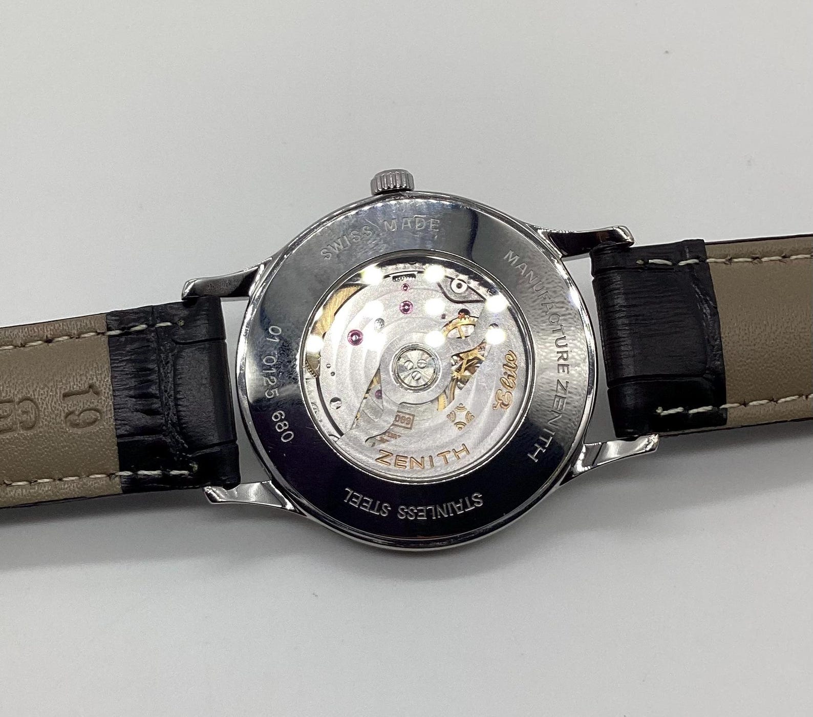 Zenith Elite 680 Automatic Stainless Steel Men’s Wrist Watch - Etsy
