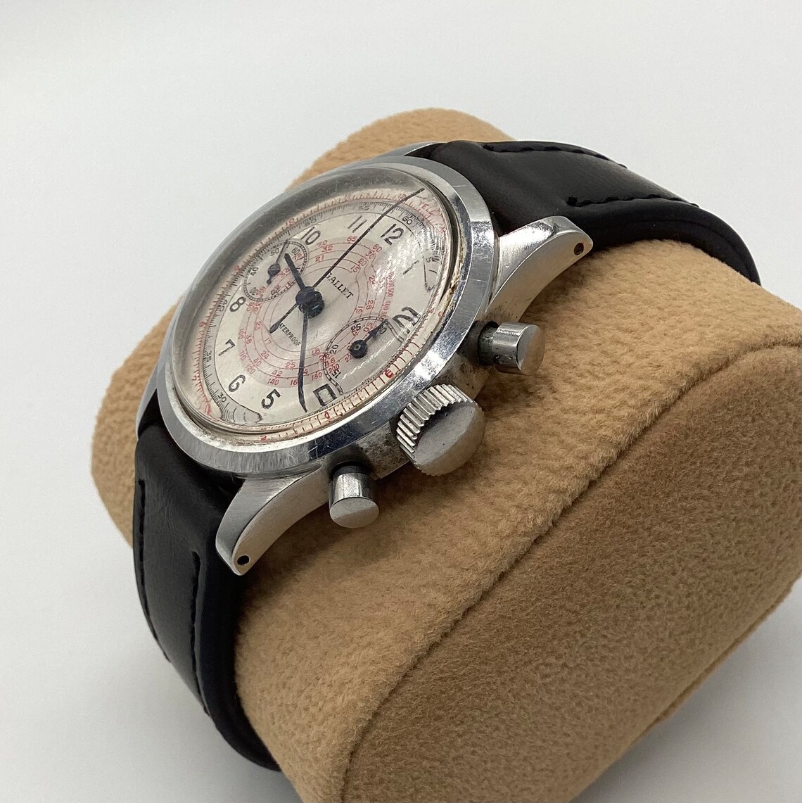 Vintage Gallet Multicron Clamshell 74841 Chronograph Swiss Mens ...