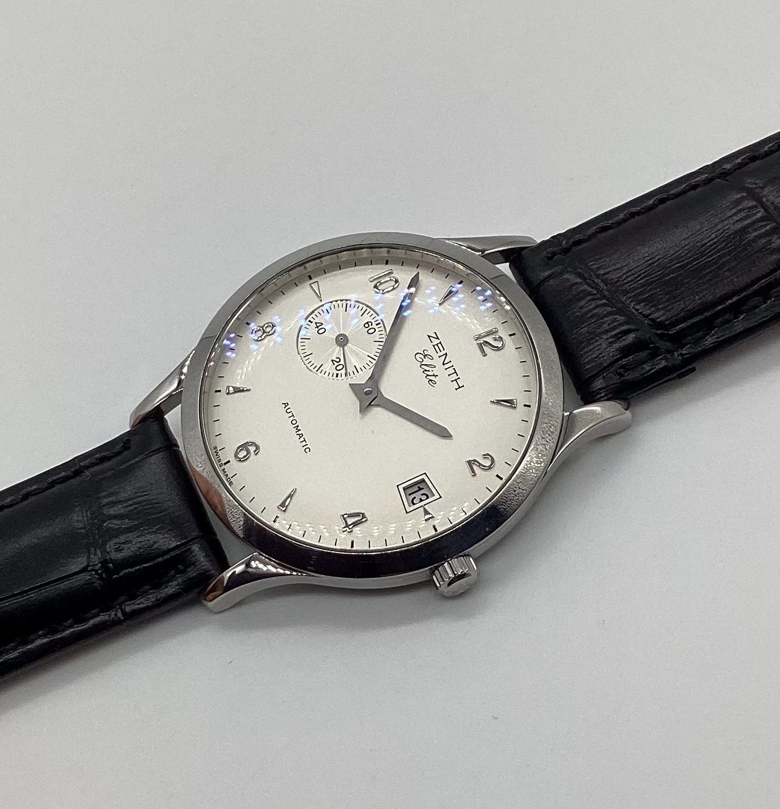 Zenith Elite 680 Automatic Stainless Steel Men’s Wrist Watch - Etsy