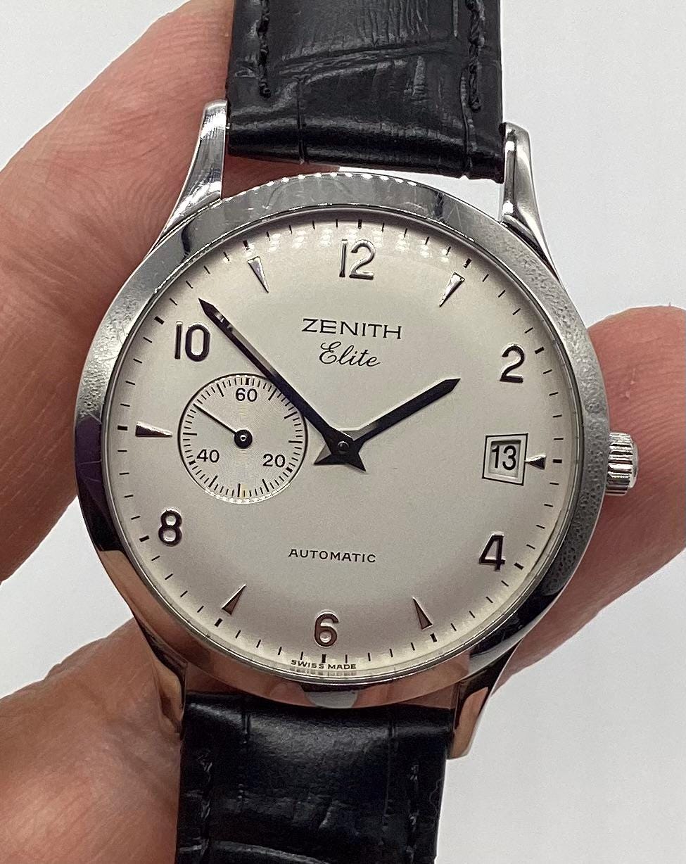 Zenith Elite 680 Automatic Stainless Steel Men’s Wrist Watch - Etsy