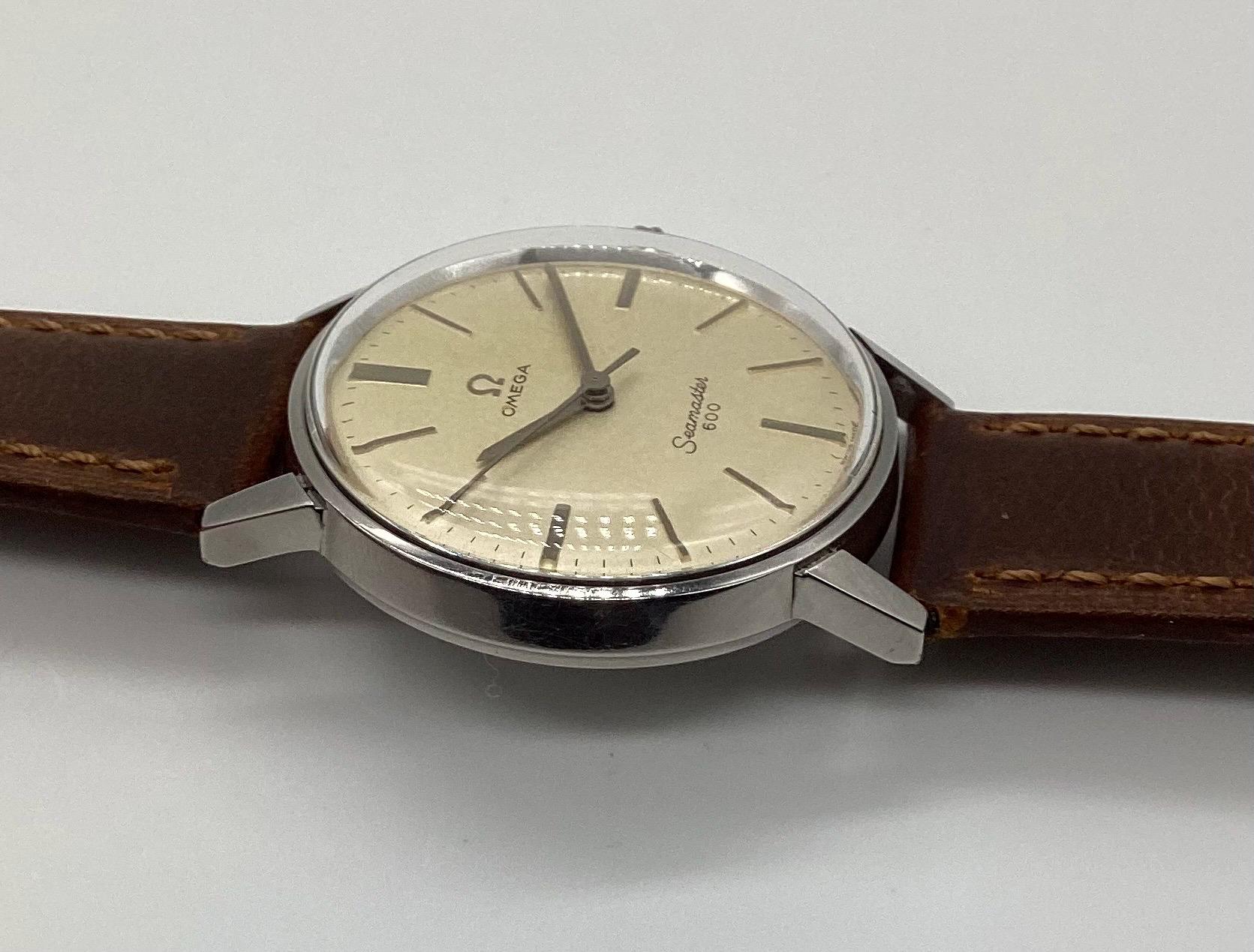 Vintage Omega Seamaster 600 Cal 601 Stainless Steel Case Mens Wrist ...