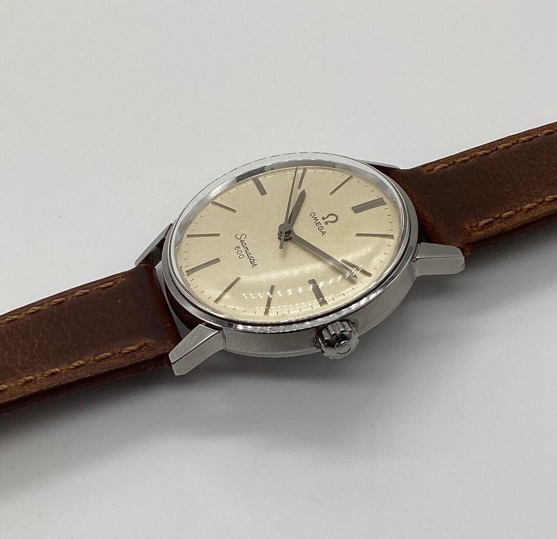 Vintage Omega Seamaster 600 Cal 601 Stainless Steel Case Mens Wrist ...