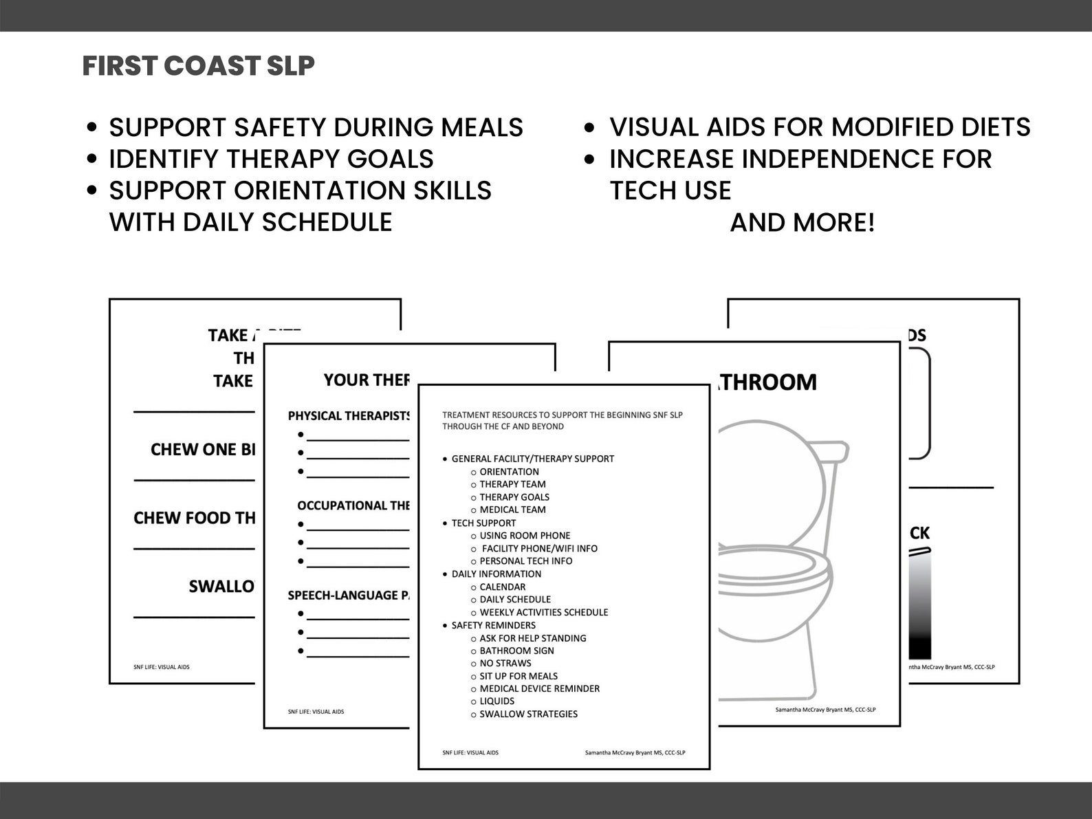 SNF SLP: Visual Aids - Etsy