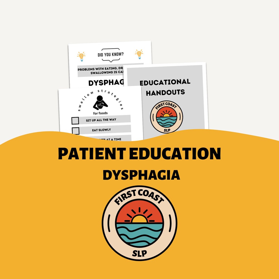SLP Resources for Dysphagia, Safe Swallow Strategies, and Education for ...