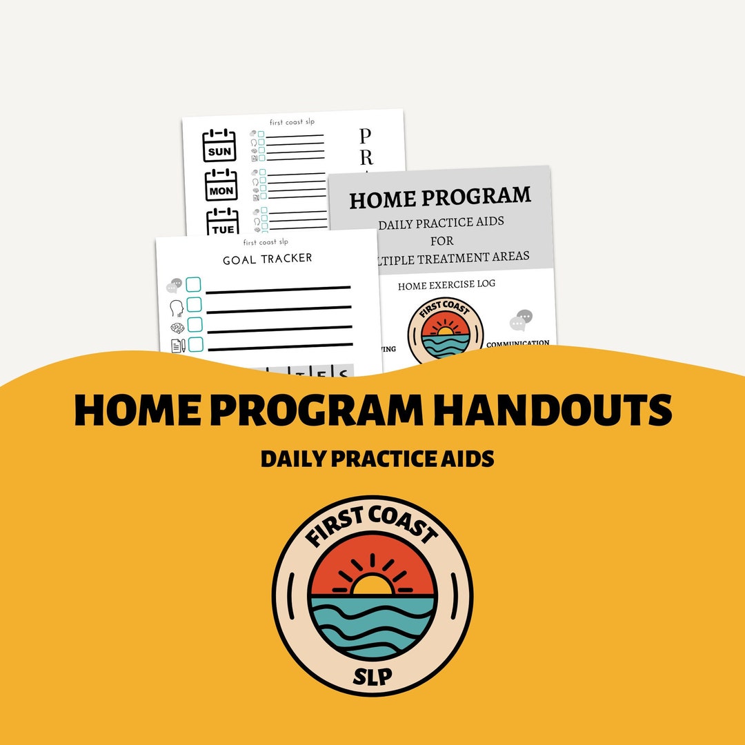 SLP Goal Tracker Printables for Dysphagia, Communication, and Cognitive ...