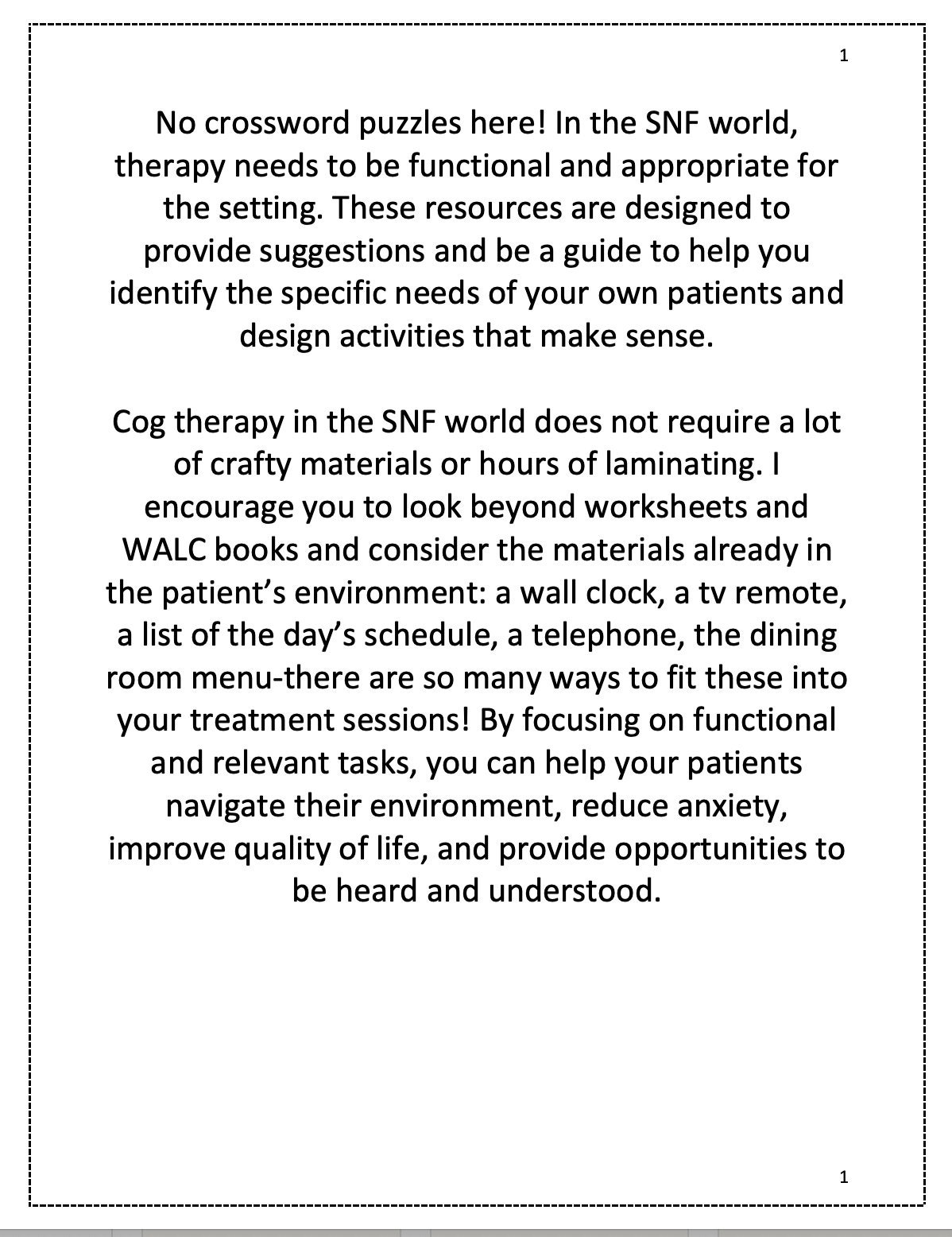 SNF SLP: COGNITION - Etsy