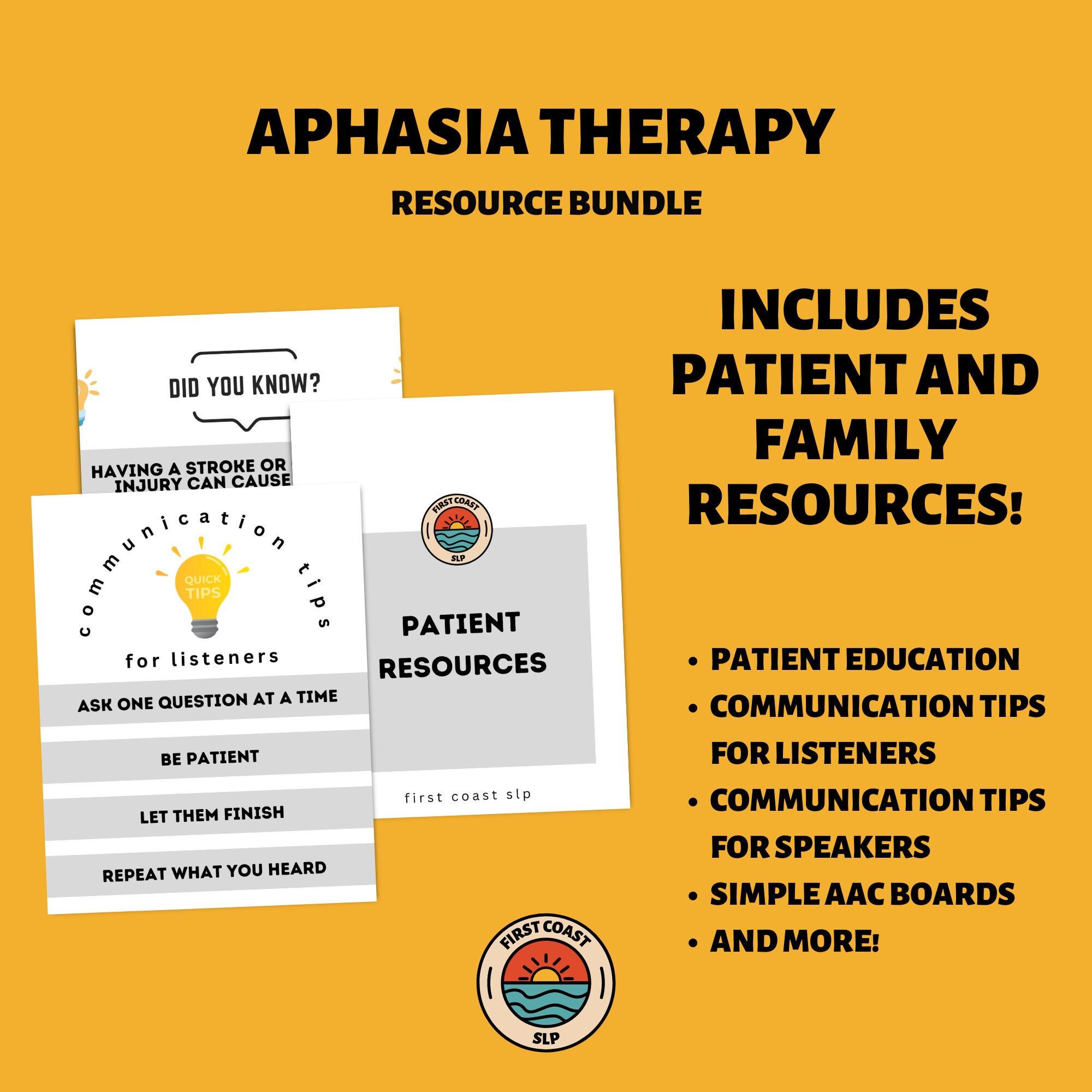 Aphasia Treatment Bundle Resource for Slps Treating Adults in the SNF ...