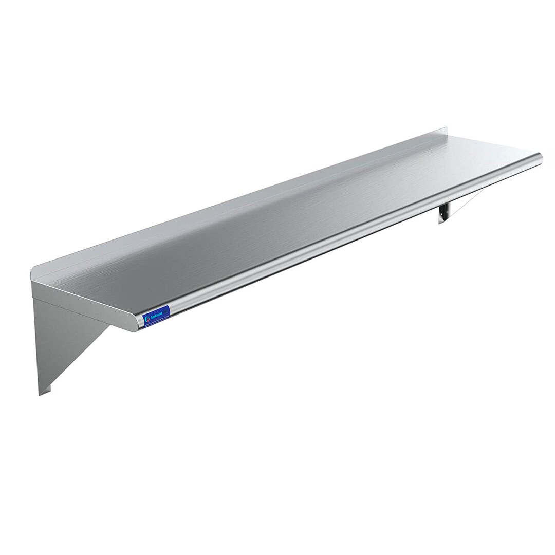 12 X 60 Stainless Steel Wall Mount Shelf - Etsy