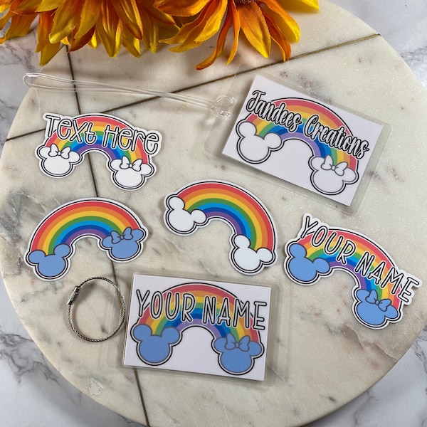 Mickey Name Tag - Etsy