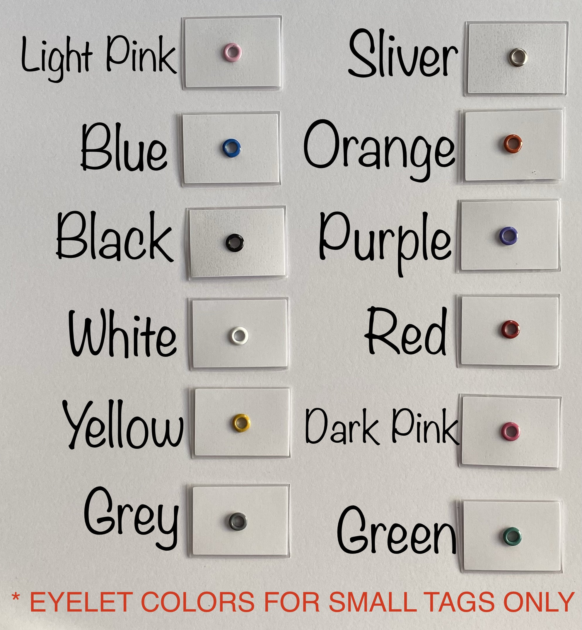 Eyelet for Laminated Name Tag - Etsy