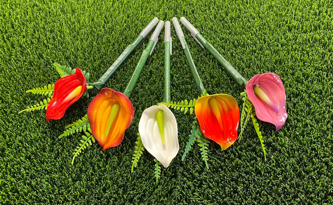 Anthurium Flower Pen Teacher Gifts Mothers Day Gift Bridesmaid Gift ...