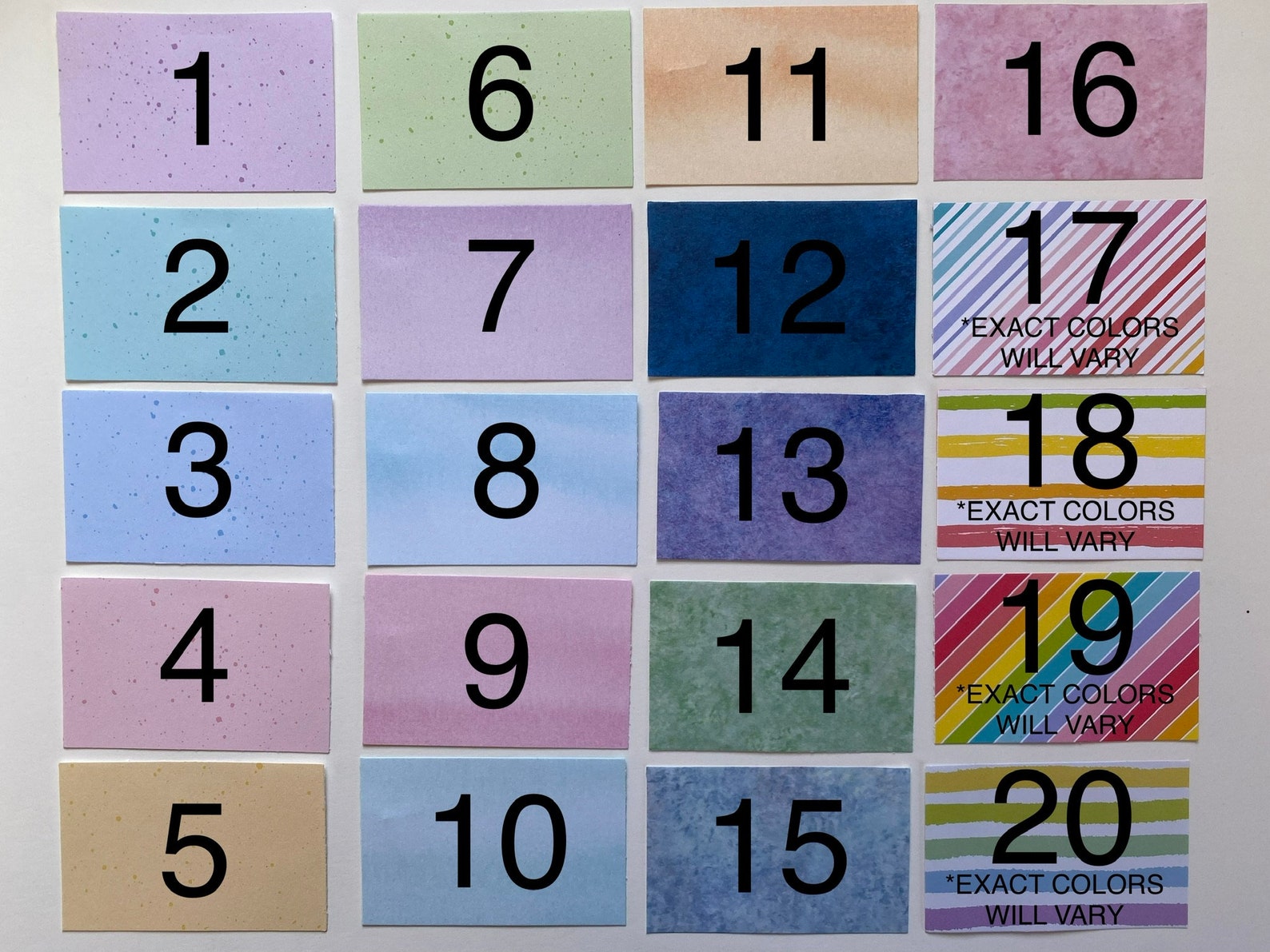 Laminated Name Tag Colors Variety Large Luggage Tags - Etsy