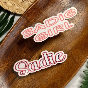 Personalized Name Sticker | Custom Text Sticker | Waterproof Sticker ...