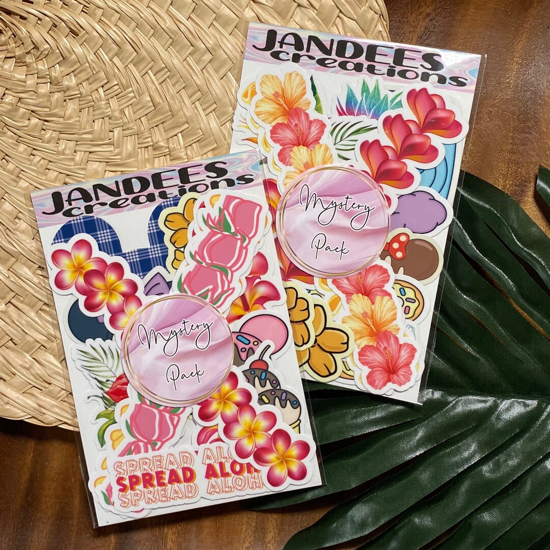 Mystery Sticker Pack Assorted Sticker Pack Water Resistant Stickers ...