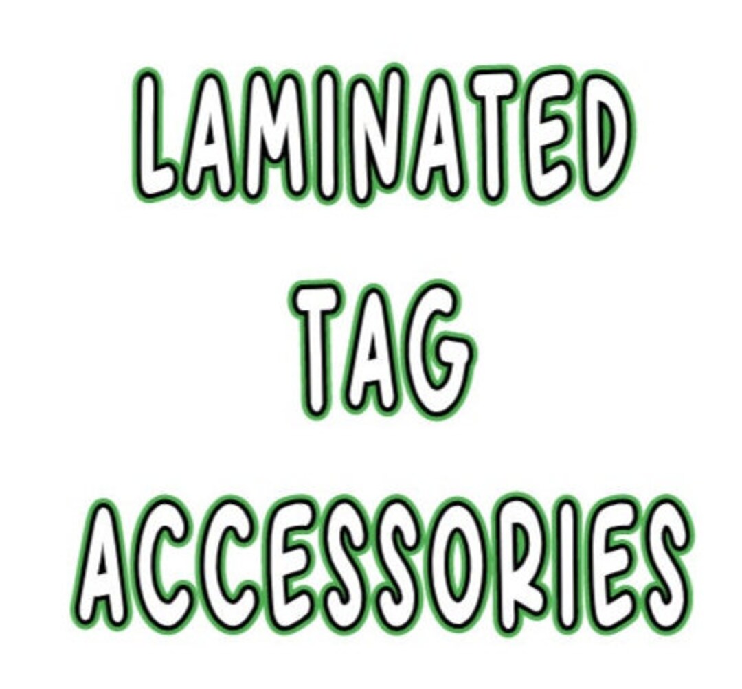 Accessories for Laminated Name Tag - Etsy
