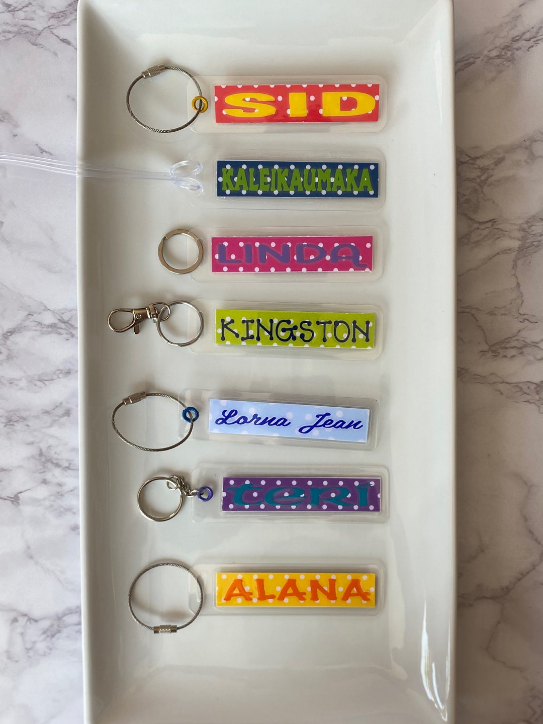 Laminated Name Tag Dots Small Backpack Tags Diaper Bag Tags Sports Bag ...