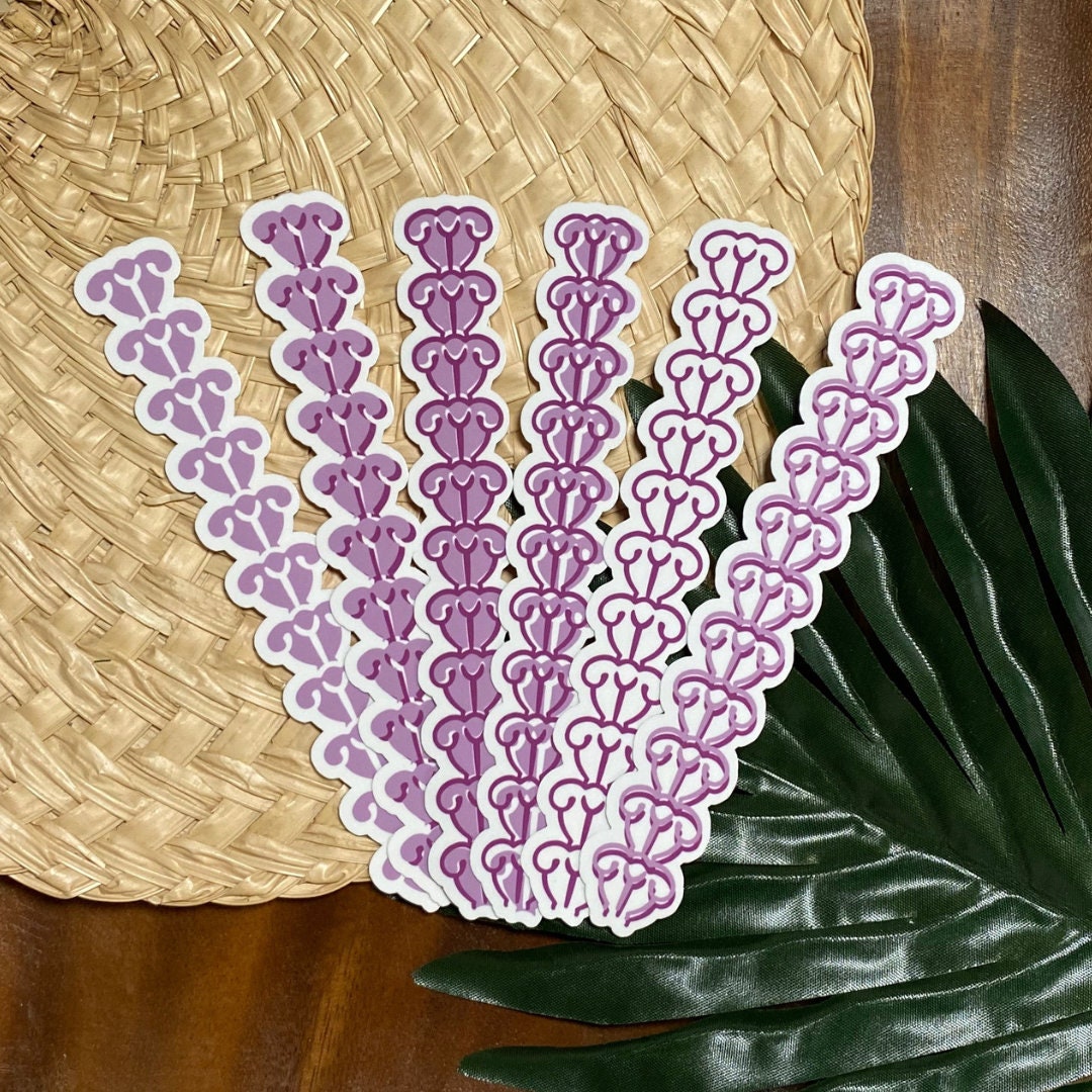Crown Flower Strand Sticker | Waterproof Sticker | UV Resistant Sticker ...