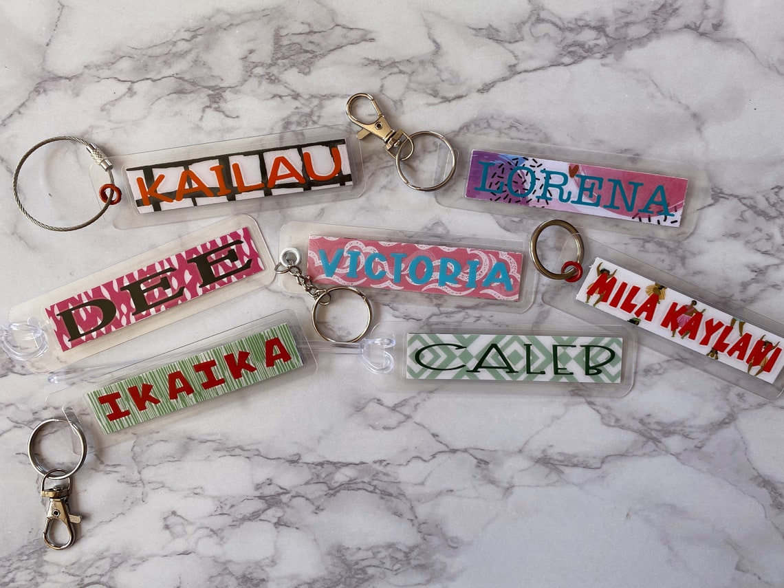 Laminated Name Tag Pattern Variety Small Diaper Bag Tag - Etsy