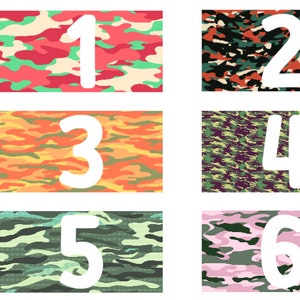 Camouflage Name Sticker | Personalized Sticker | Waterproof Sticker ...