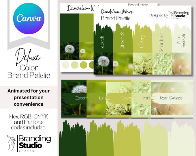 Luxury Color Palette Canva Color Palette with Hex Codes Premium ...