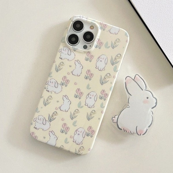 Bunny iPhone Case - Etsy