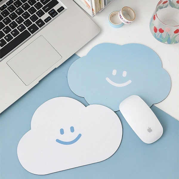 Cute Cloud Mouse Pad - Etsy
