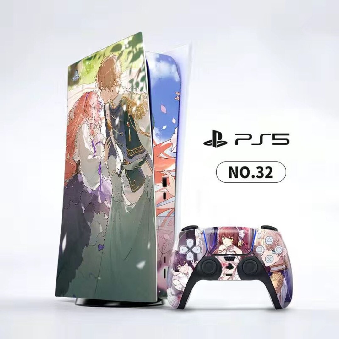 Full Set Anime Cartoon PS5 Decal Vinyl Controller & Console Skin ...
