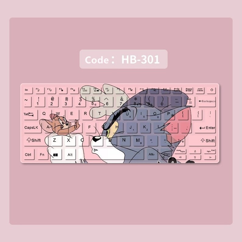 Anime Cartoon Keyboard Silicon Cover Mat Layout Protector for - Etsy