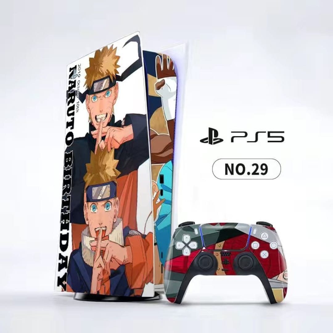 Full Set Anime Cartoon PS5 Decal Vinyl Controller & Console - Etsy