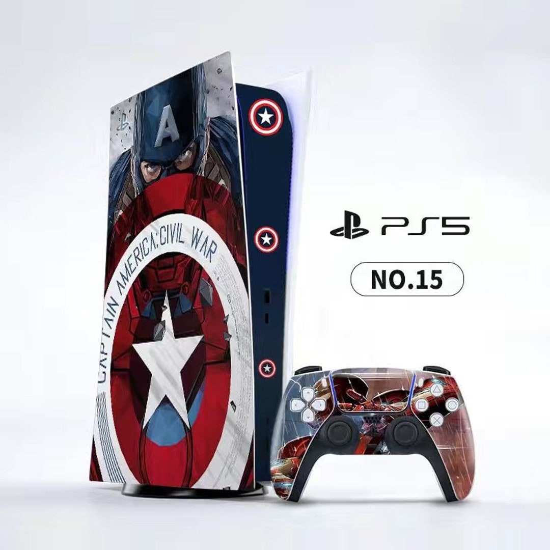 Full Set Anime Cartoon PS5 Decal Vinyl Controller & Console Skin ...