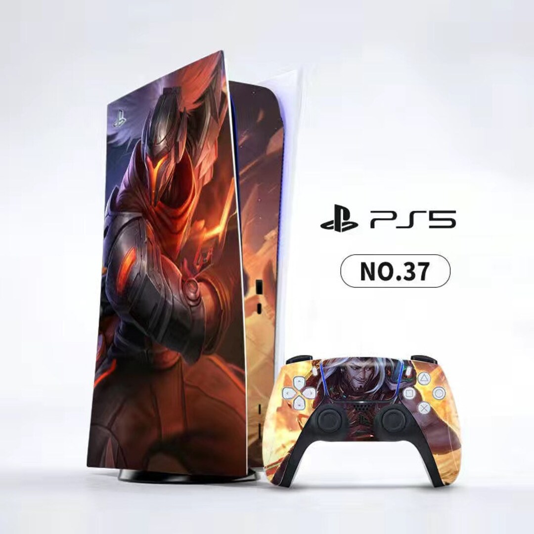 Full Set Anime Cartoon PS5 Decal Vinyl Controller & Console Skin ...