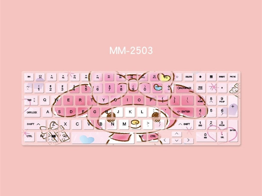 Anime Cartoon Keyboard Silicon Cover Mat Layout Protector for MacBook ...
