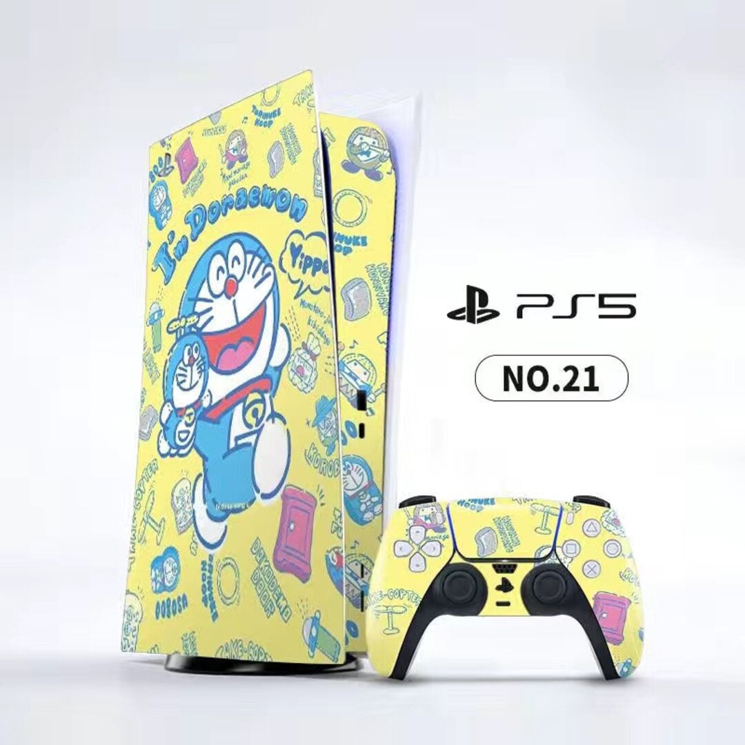 Full Set Anime Cartoon PS5 Decal Vinyl Controller & Console Skin ...