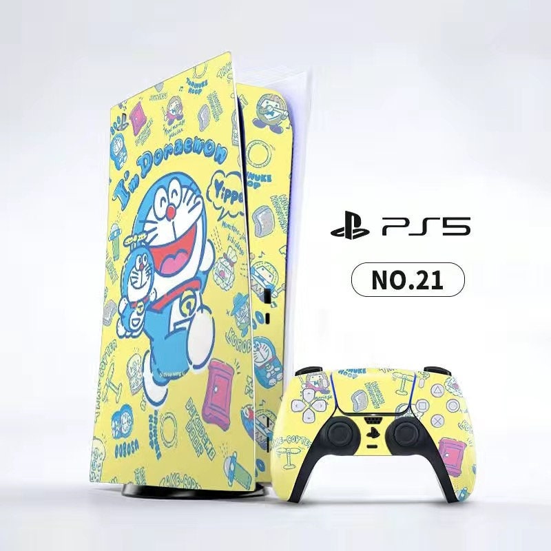 Full Set Anime Cartoon PS5 Decal Vinyl Controller & Console Skin ...