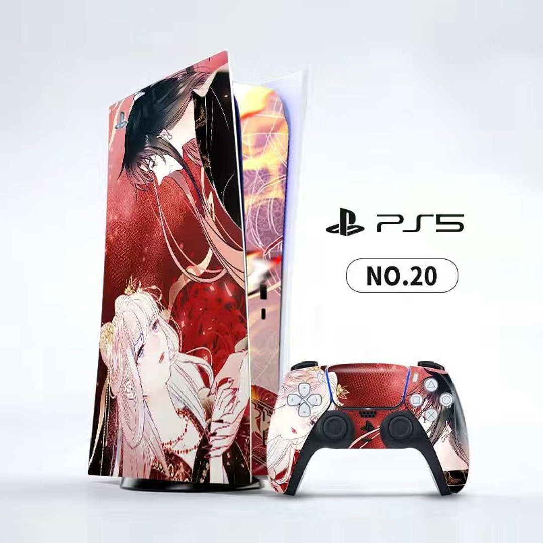 Full Set Anime Cartoon PS5 Decal Vinyl Controller & Console Skin ...