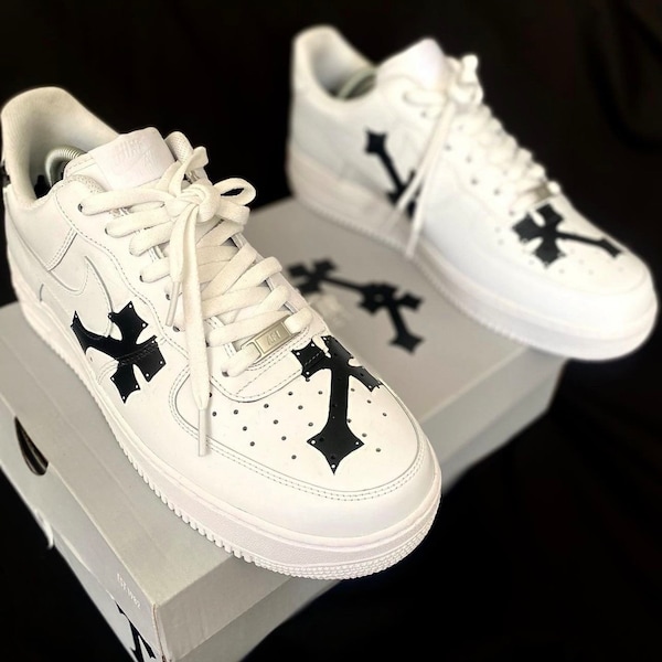 Chrome Hearts Air Force 1 - Etsy UK Chrome Hearts Air Force 1 - Etsy UK