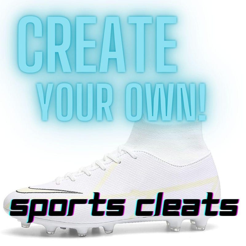 Youth Custom Cleats - Etsy