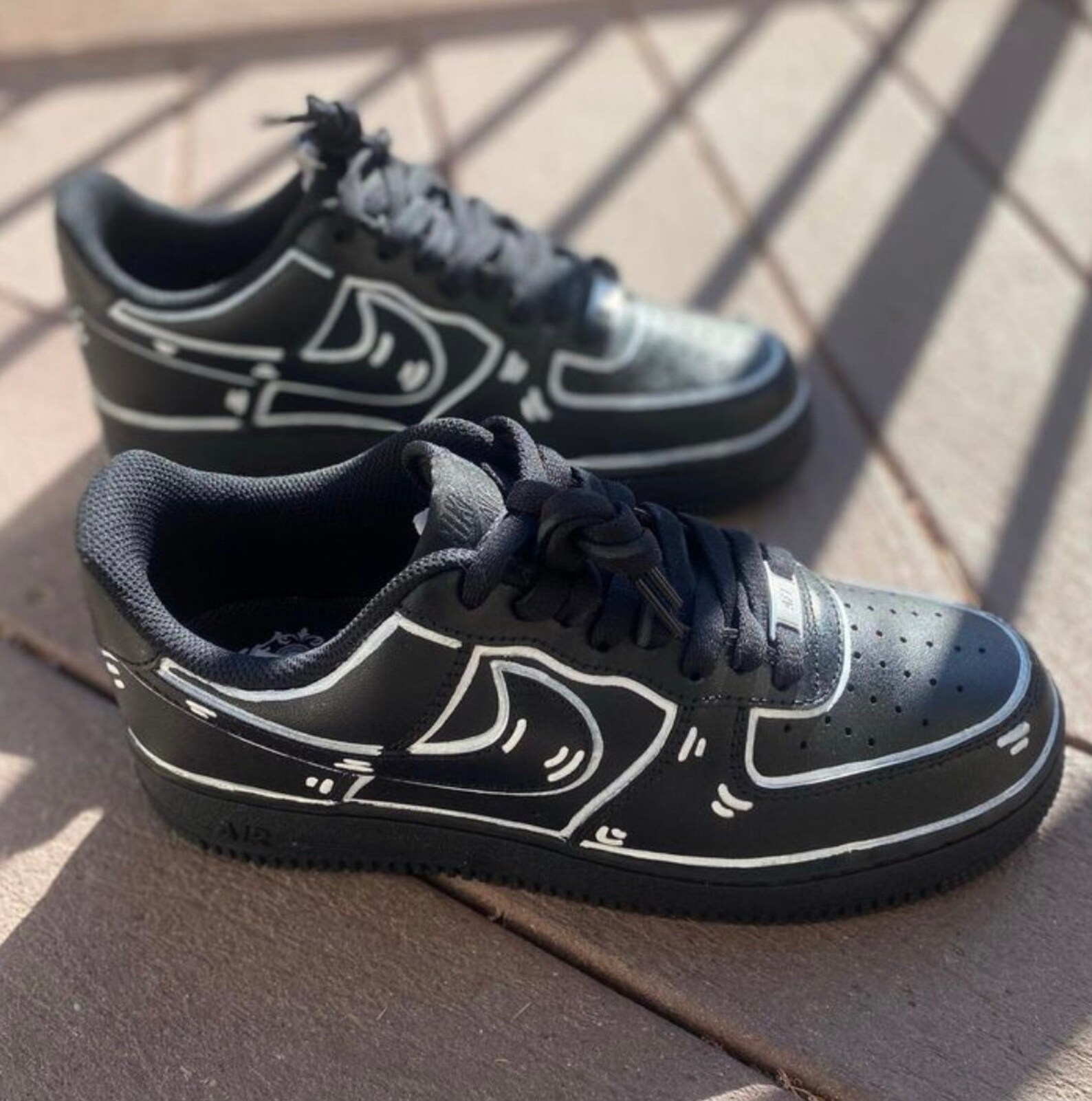 Custom Cartoon Air Force 1 - Etsy