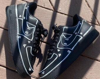 Cartoon Air Force 1 Custom / AF1 Sneakers / Personalized Sneakers ...