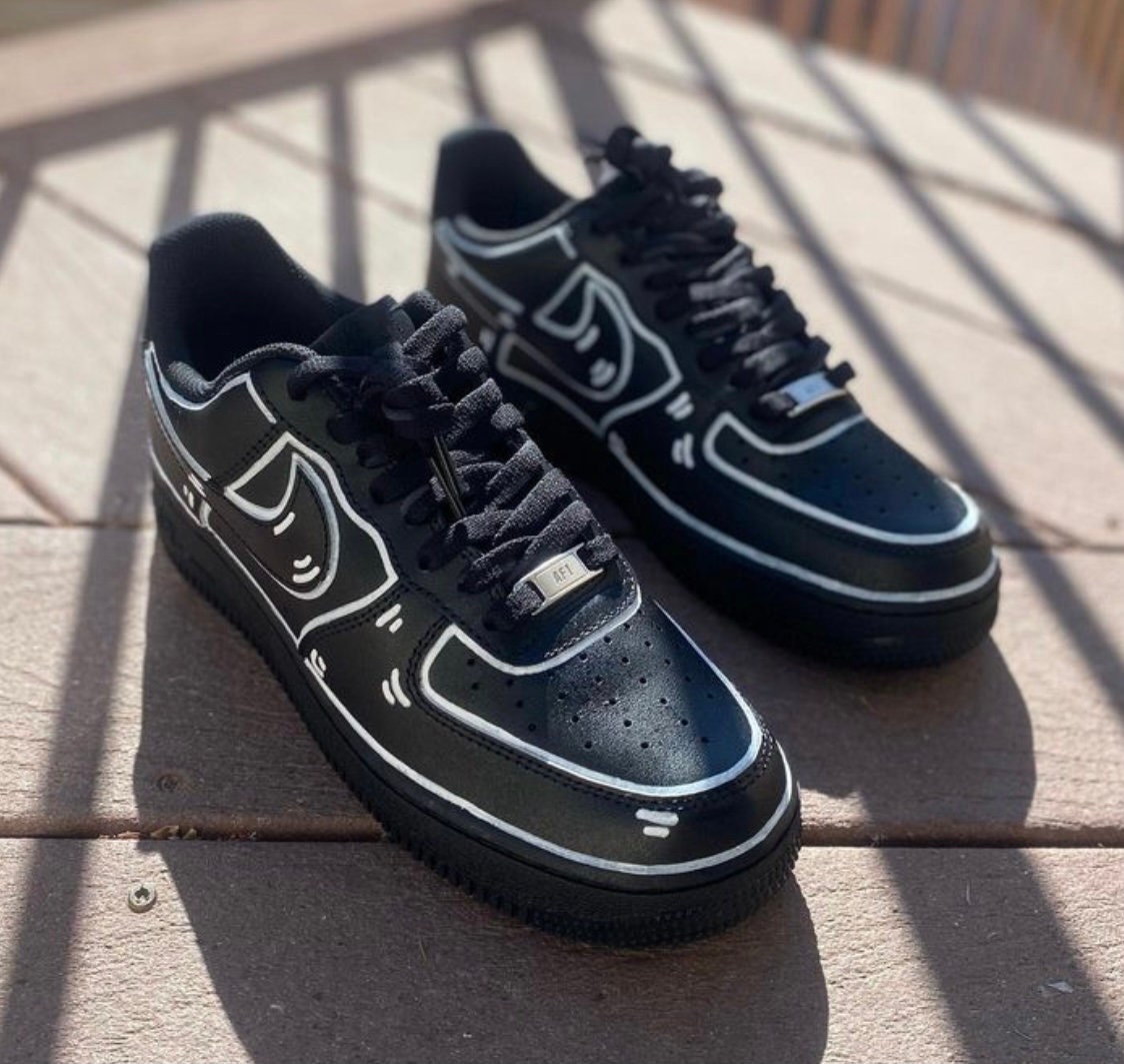 Custom Cartoon Air Force 1 - Etsy