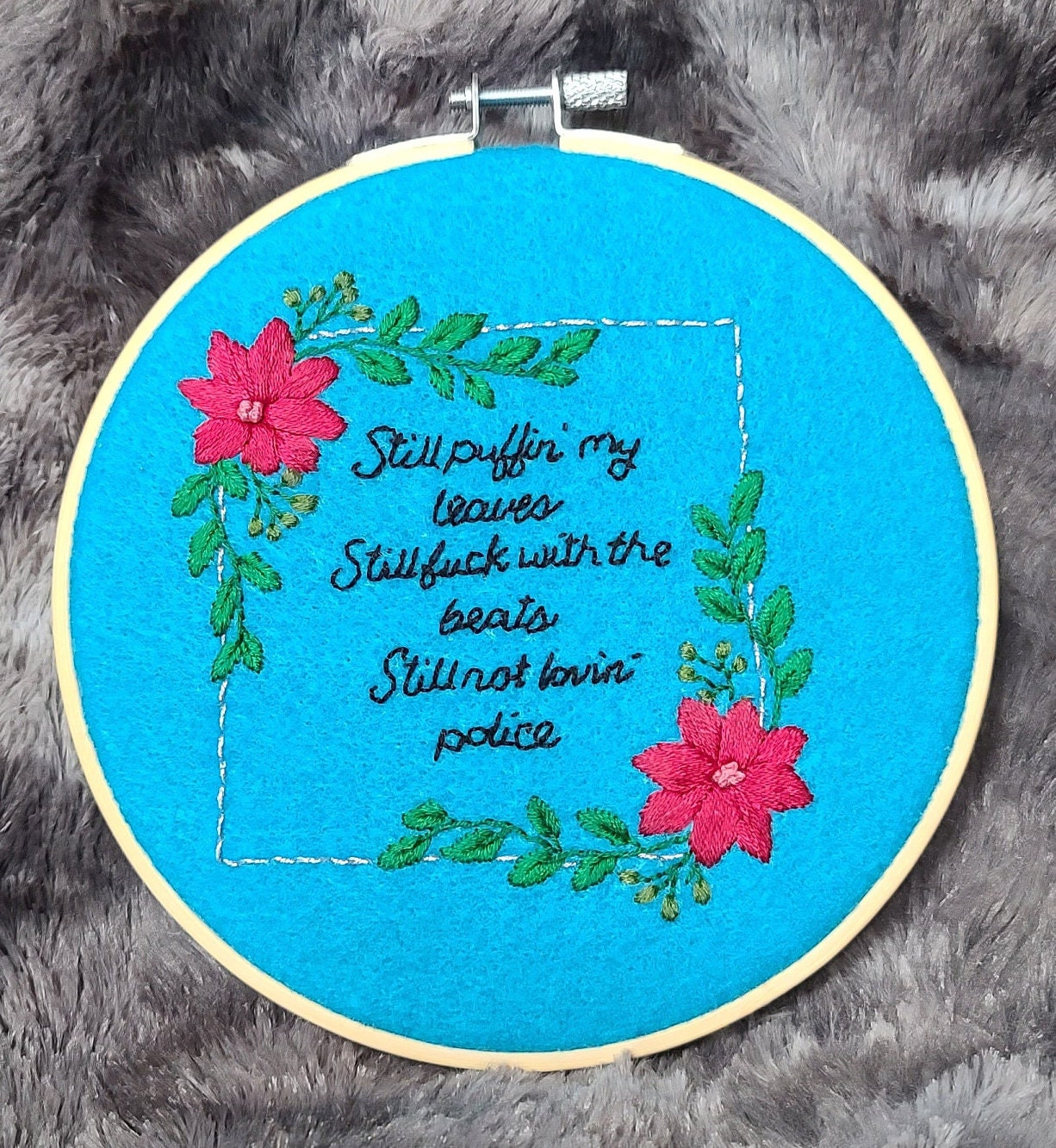 Hip Hop Embroidery, Dr Dre Music Lyrics Art, Wall Decor - Etsy