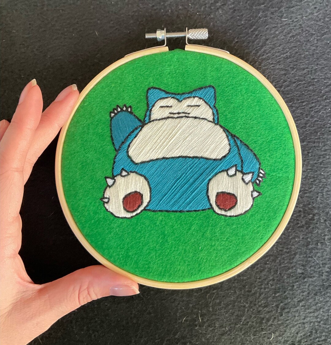 Snorlax Pokemon Gotta Catch 'em All Anime Hand - Etsy