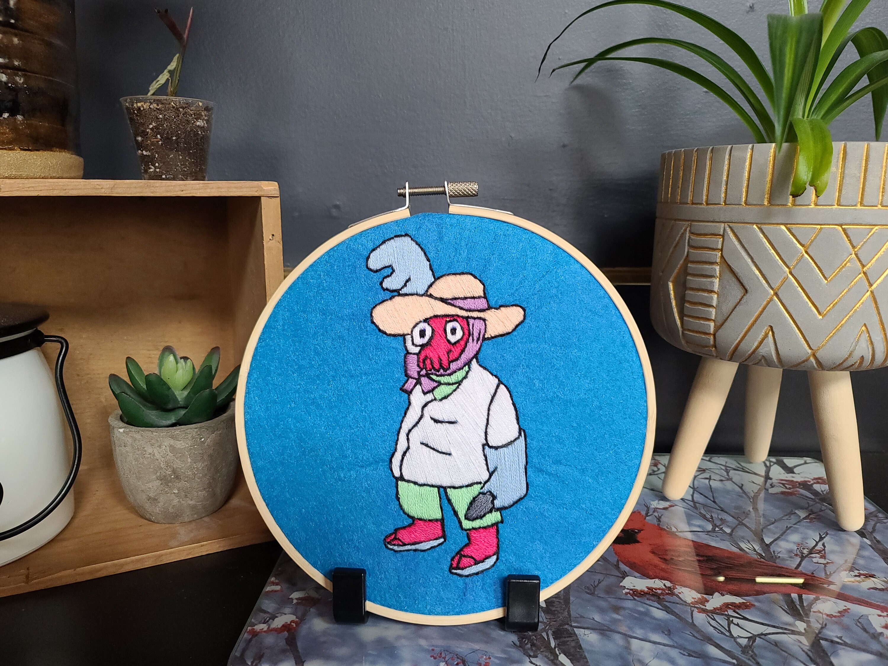 Zoidberg Homeowner, Futurama Cartoon, Hand Embroidery Hoop Art - Etsy