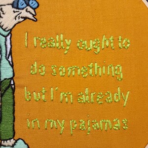 Professor Farnsworth, Futurama Cartoon, Hand Embroidery Hoop Art, 7in ...