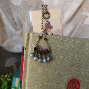 Victorian Lady Bookmark | Handmade Cardstock Book Marker | Book Club ...