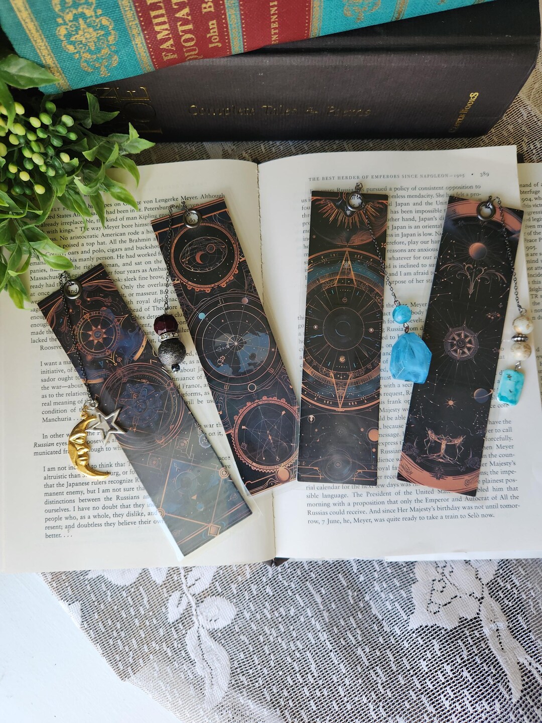 Cosmic Space Galaxy Bookmarks | Handmade Cardstock Book Marker | Book ...